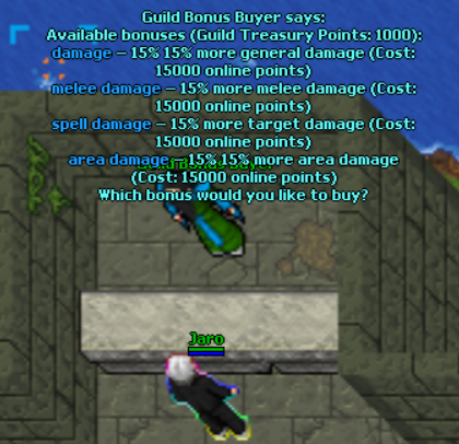 Guild Bonus NPC